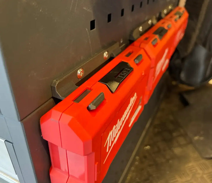 Milwaukee Shockwave Drill Bit Holder Wall Mount Vertical Storage ...